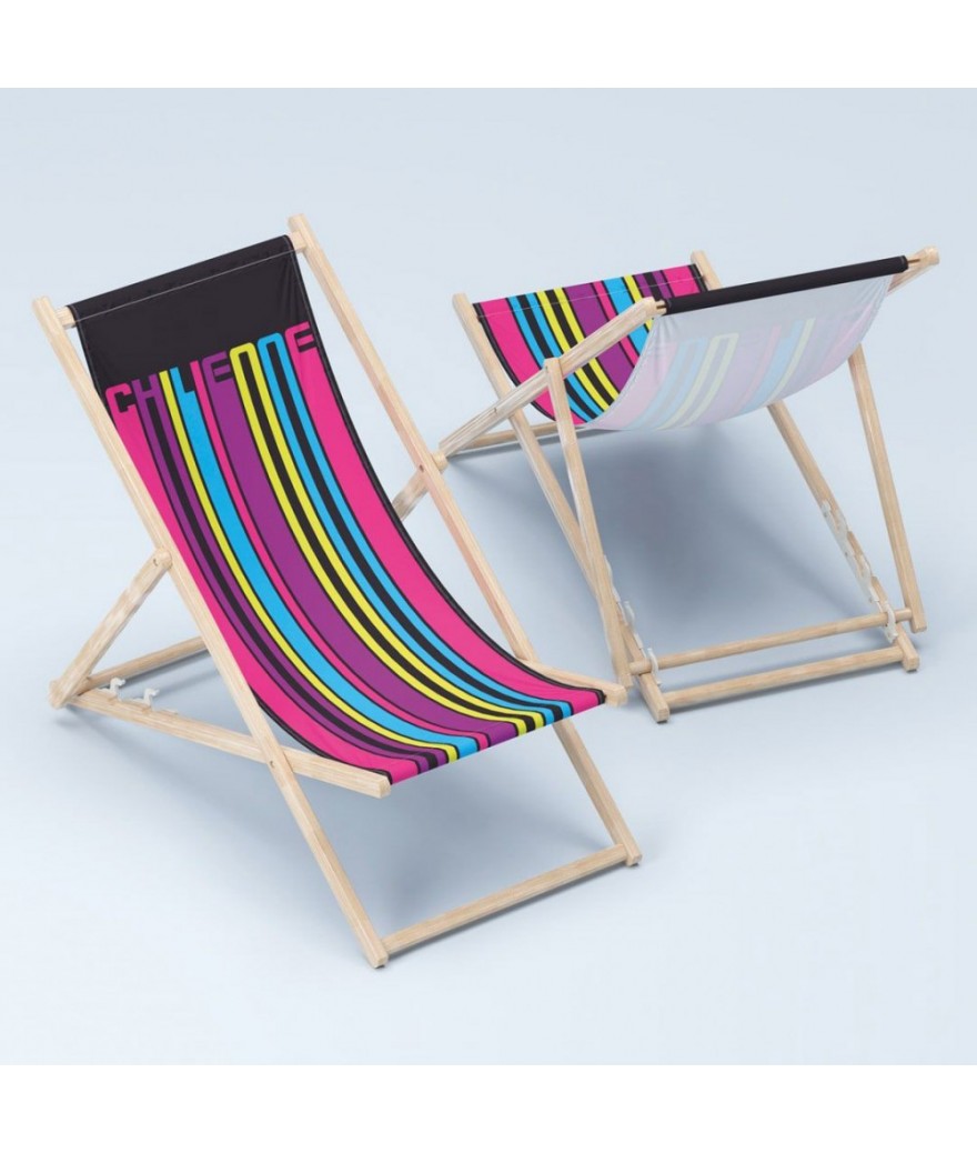 Chaise transat bois de hêtre massif - Made in Europe